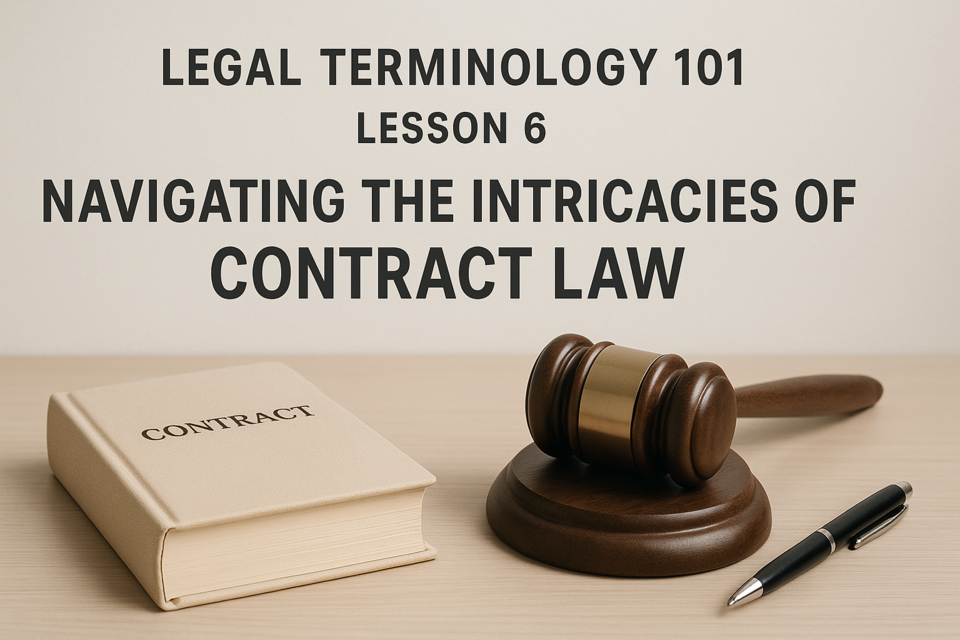 Online Course: Legal Terminology 101 - Learn Basic Legal Terms