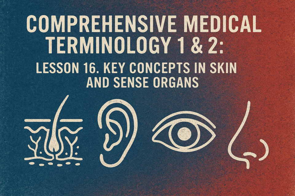 Online Course: Comprehensive Medical Terminology 1 & 2