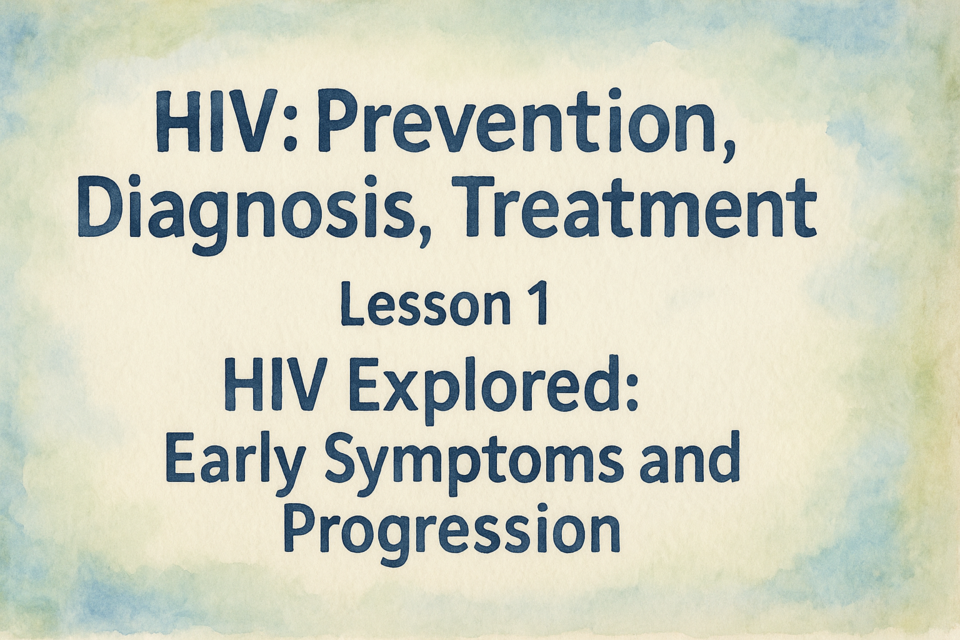 Online Course: HIV: Prevention, Diagnosis, Treatment