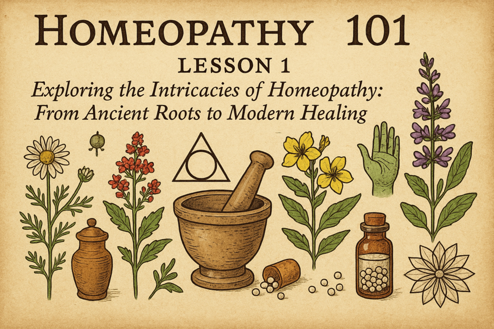 Online Course: Homeopathy 101 - Learn Homeopathic Medicine and Remedies