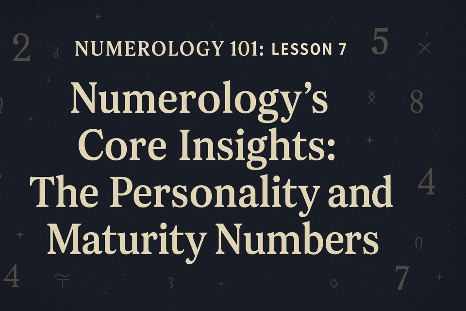 Online Course: Numerology 101