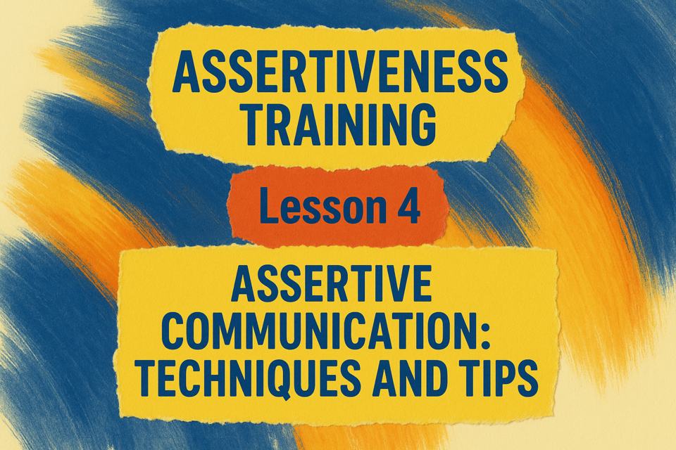 Online Course: Assertiveness Training 101